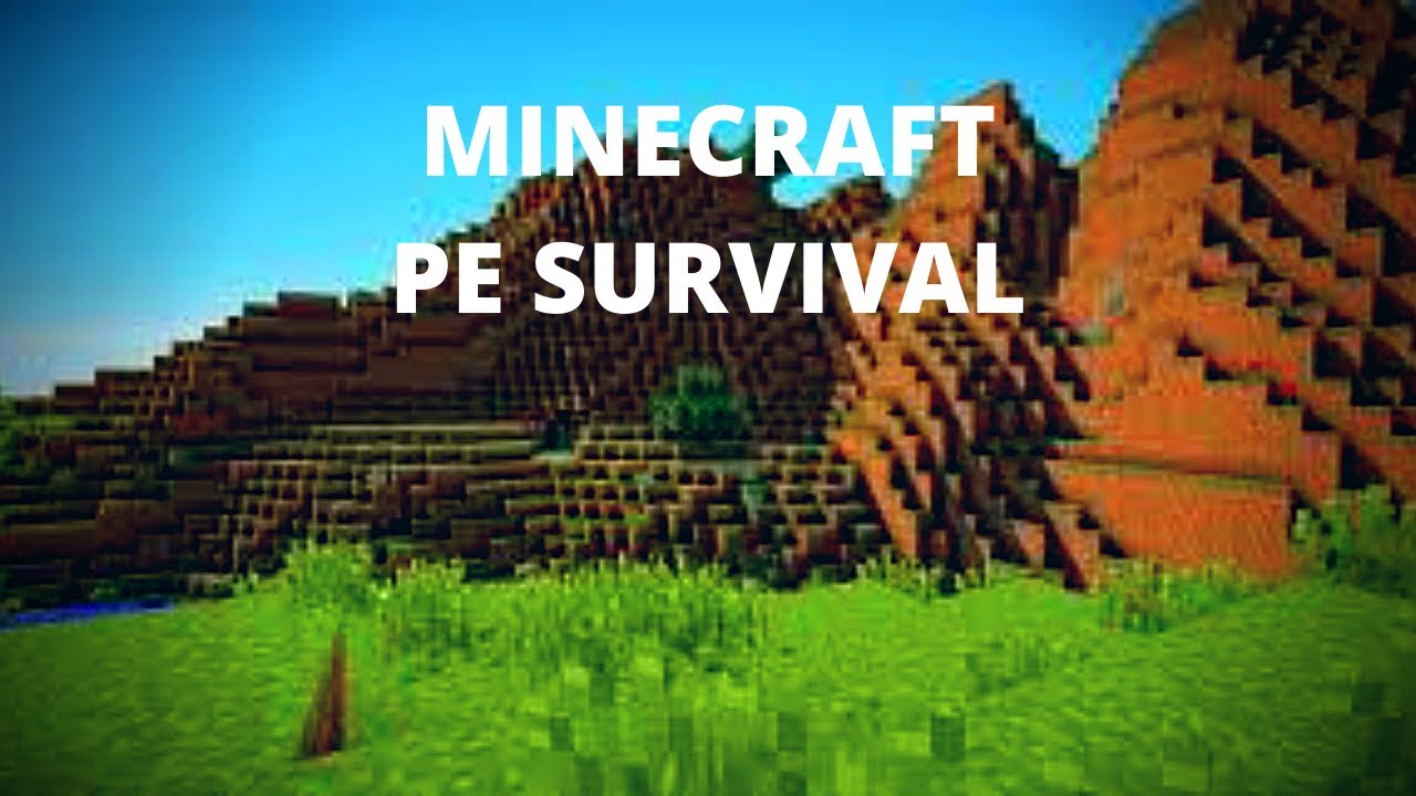 Minecraft PE survival ep 2 / mining and getting food - YouTube