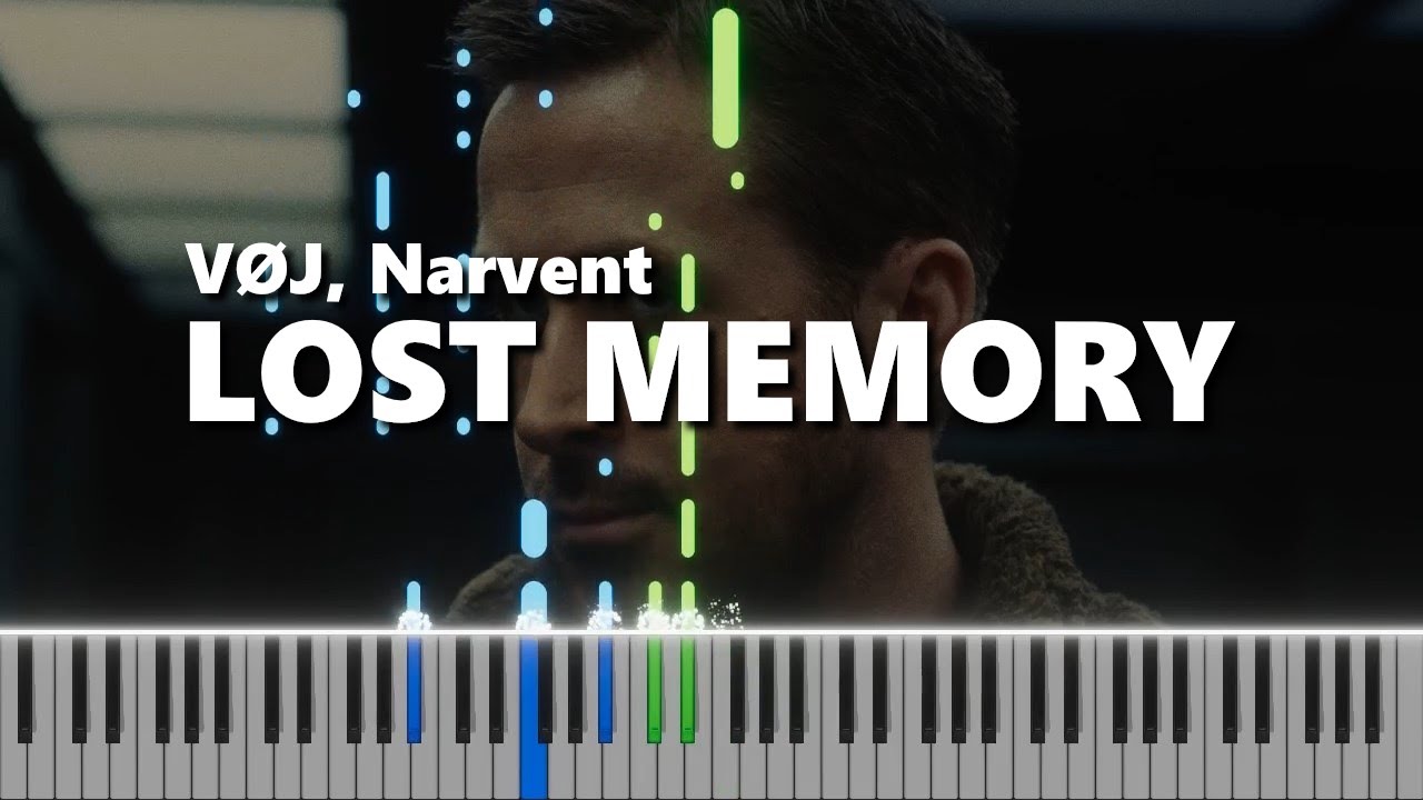 VØJ, Narvent - Lost Memory short piano cover - YouTube