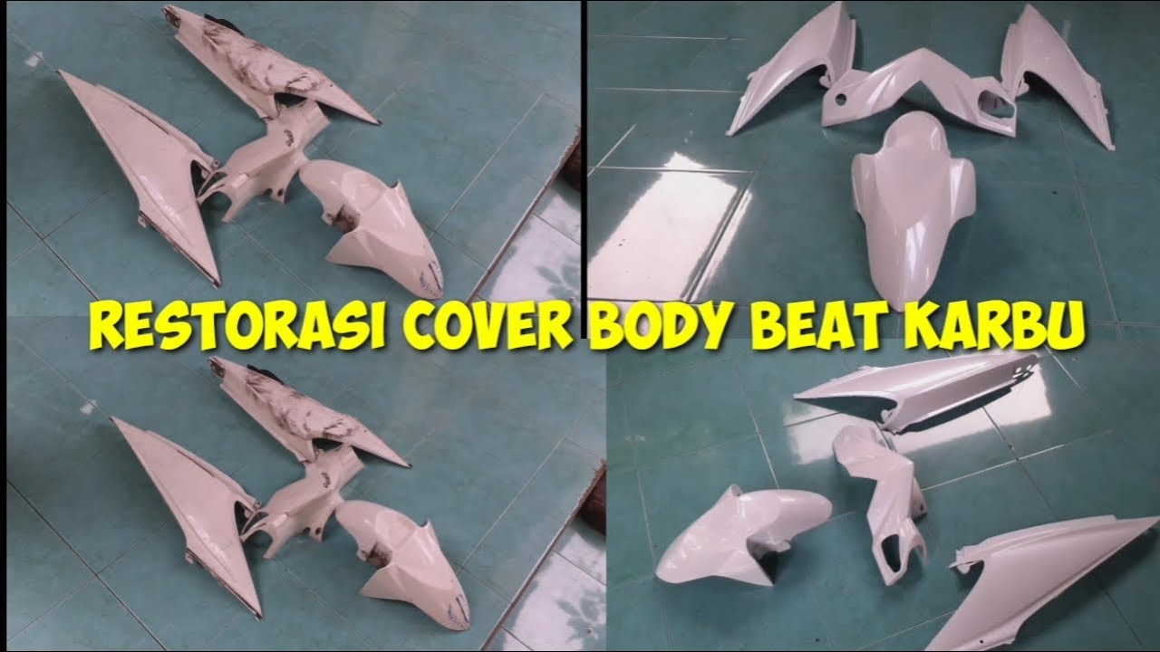 Proses restorasi cover body beat karbu repaint putih mutiara | Jadi ...