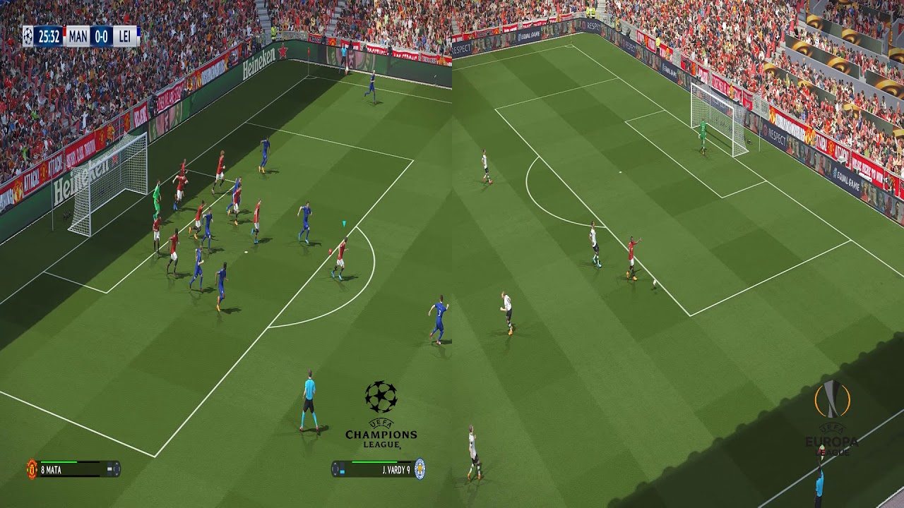 Old Trafford UCL and UEL Stadium - YouTube