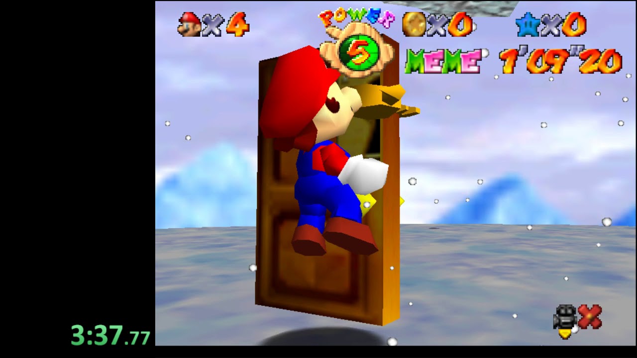 Super Mario 74 EEEEEE 0 star Theory TAS - YouTube