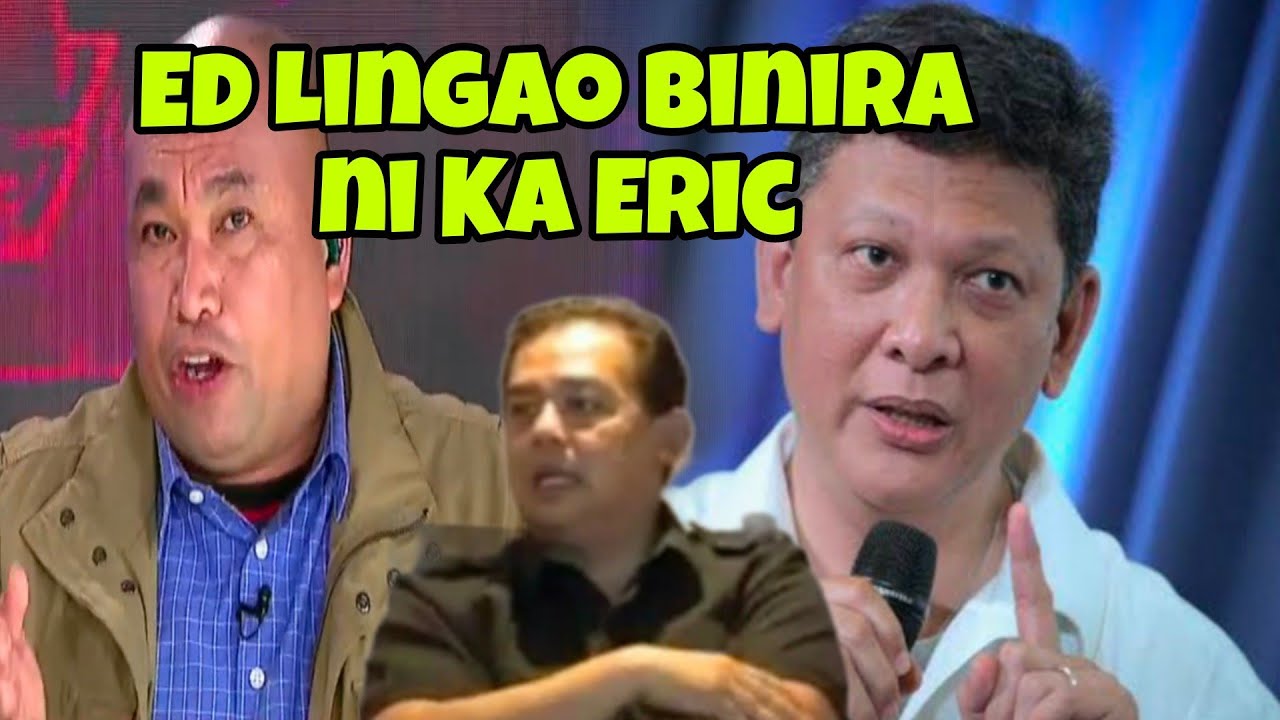 Ed Lingao buking kay Ka Eric ng SMNI || Speaker Romualdez kakunshaba ng Makakaliwa-Ka Eric - YouTube