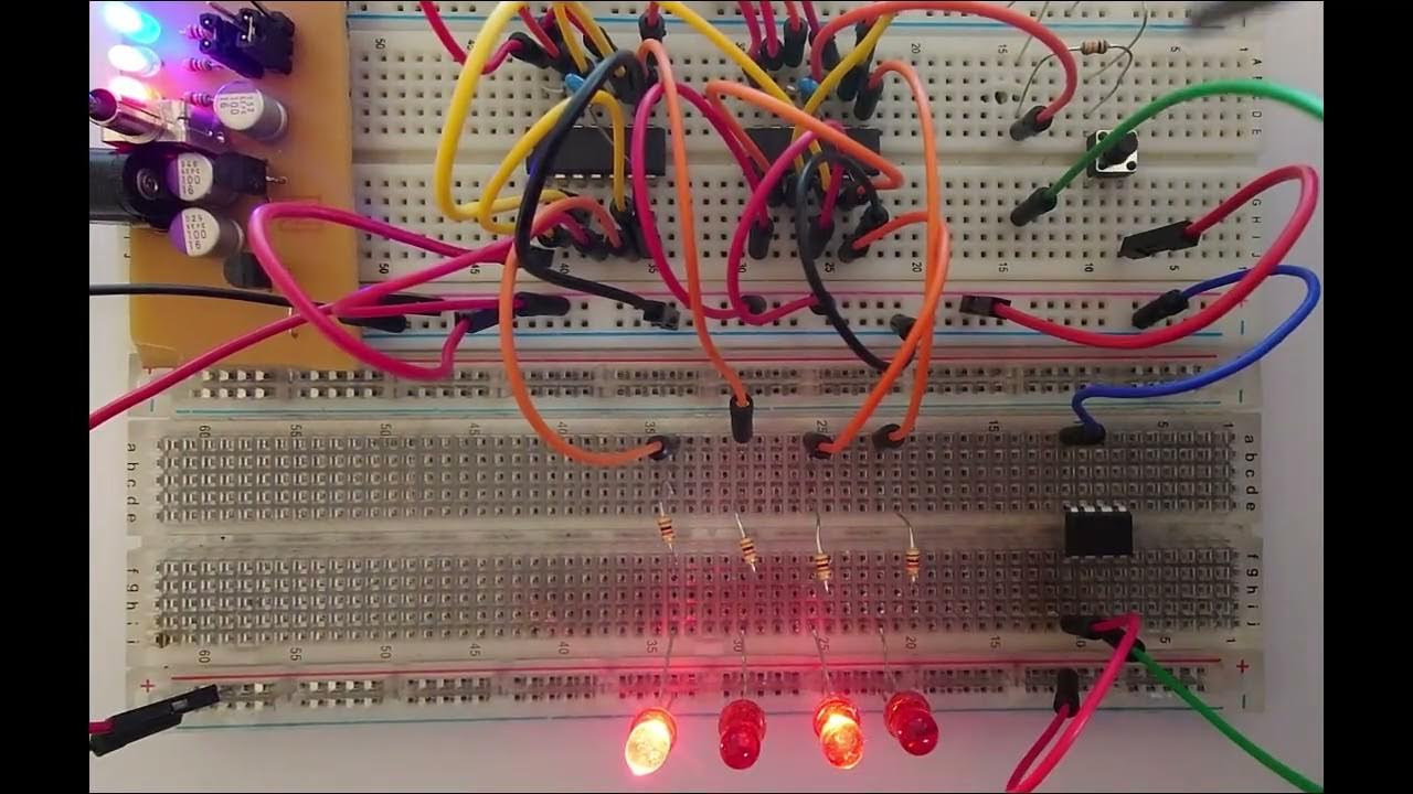 74HC74 ICでカウンタ動作 - YouTube