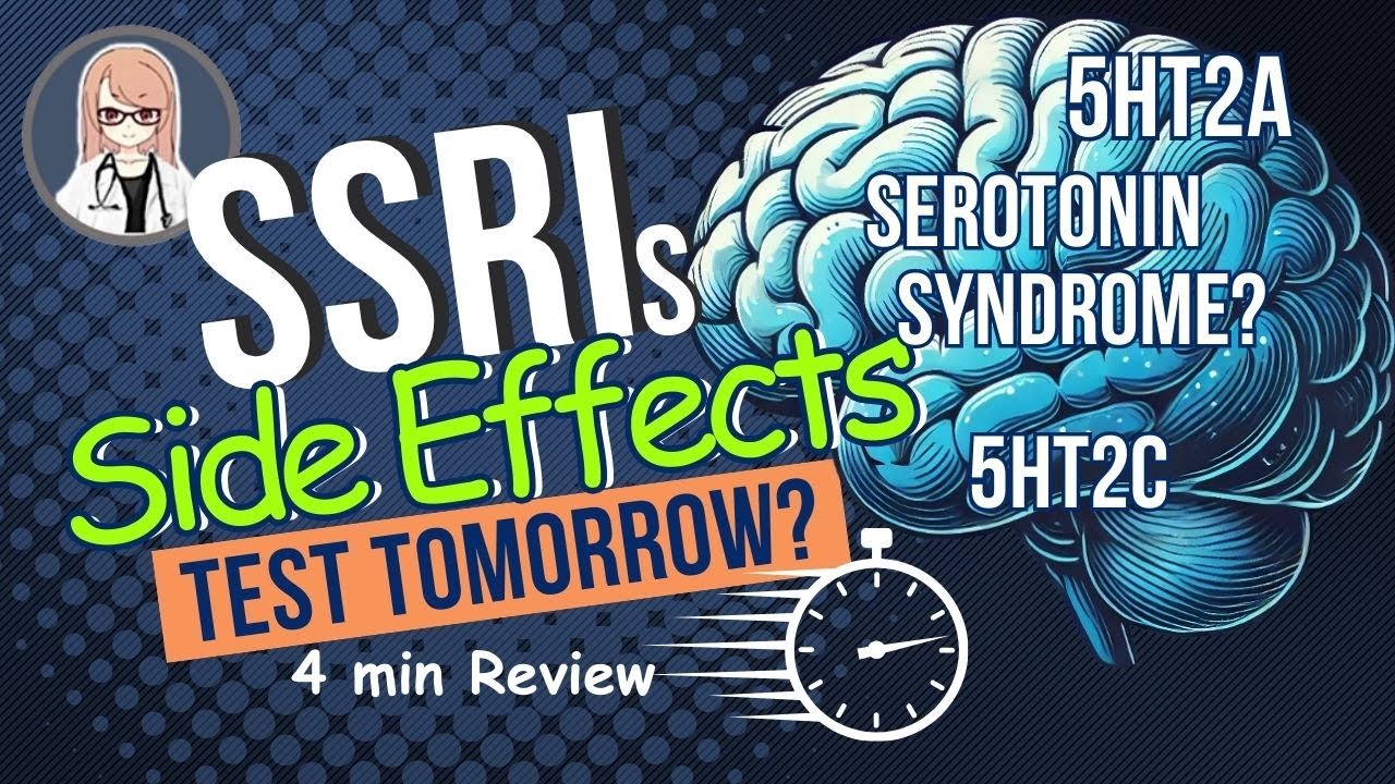 【For Beginners】SSRIs Side Effects—Serotonin Syndrome? You NEED to Know ...
