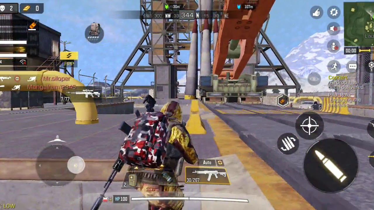 Call of Duty Mobile Battle Royale Squad Multiplayer TPP Gameplay ( No ...