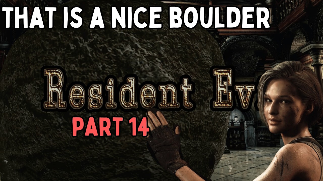 That is a Nice Boulder |Resident Evil 1 Remake Blindish| (Part 14 ...