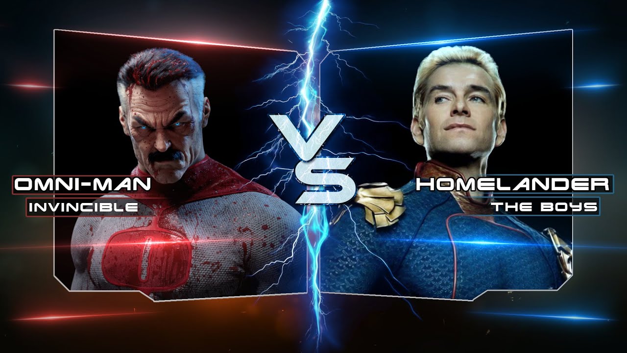🔥 "Ultimativer Showdown: Omniman vs. Homelander | Invincible vs. The ...