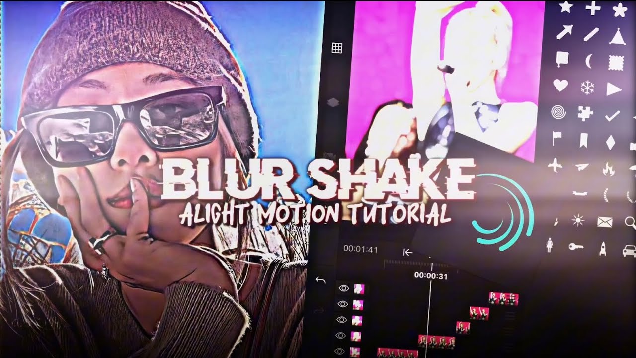 “Blur shake” tutorial with preset - alight motion (alight link + XML) - YouTube