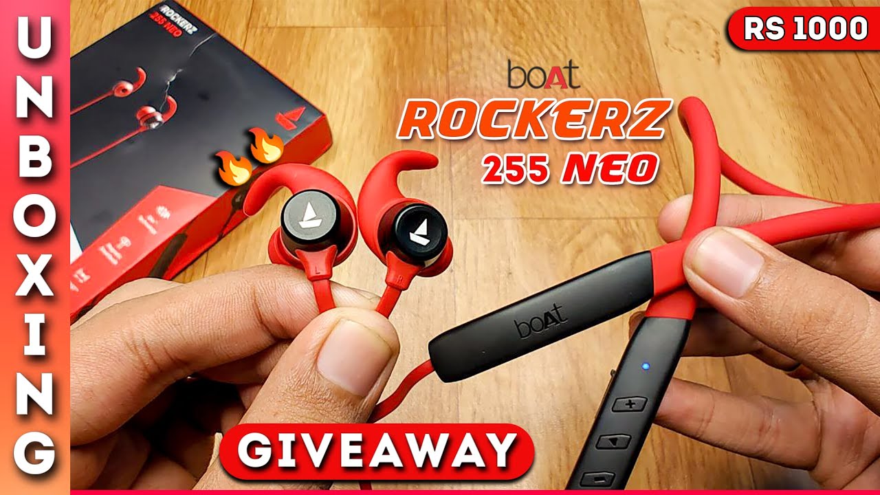 boAt Rockerz 255 Neo Unboxing & Review | Giveaway | Best Wireless ...