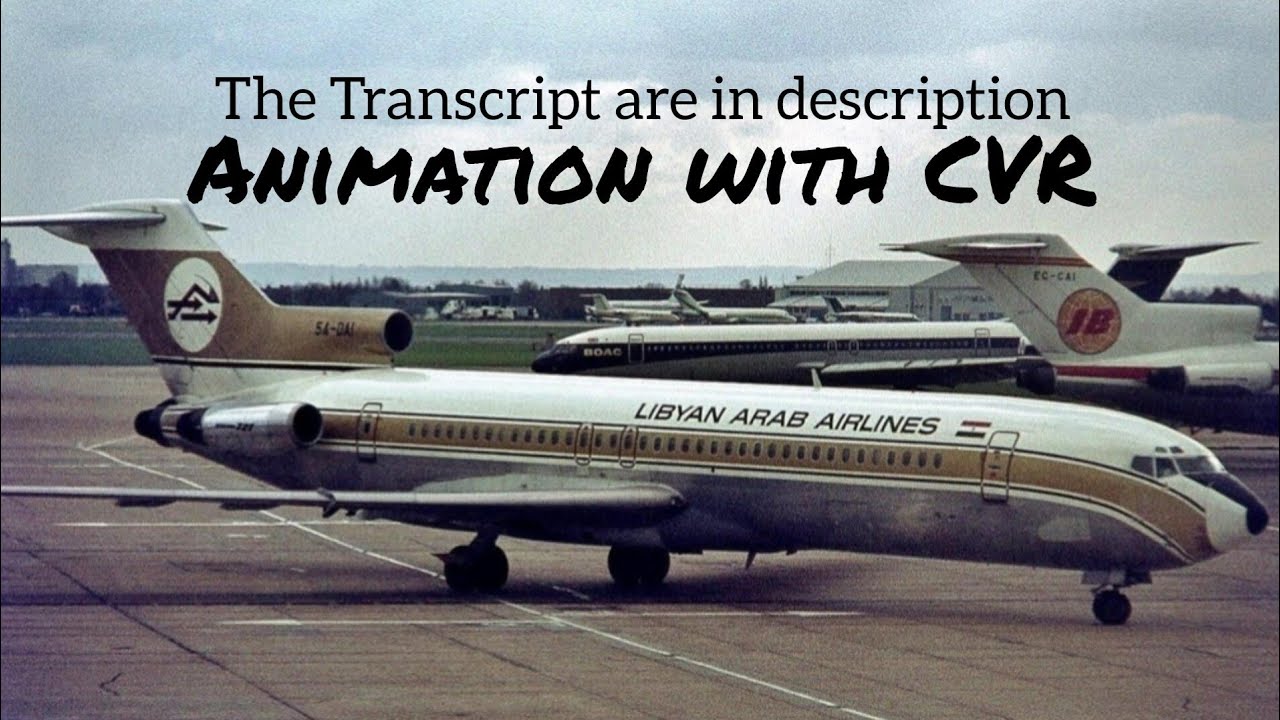 Libyan Arab Airlines Flight 114 Crash || Animation with CVR. (Subtitles ...