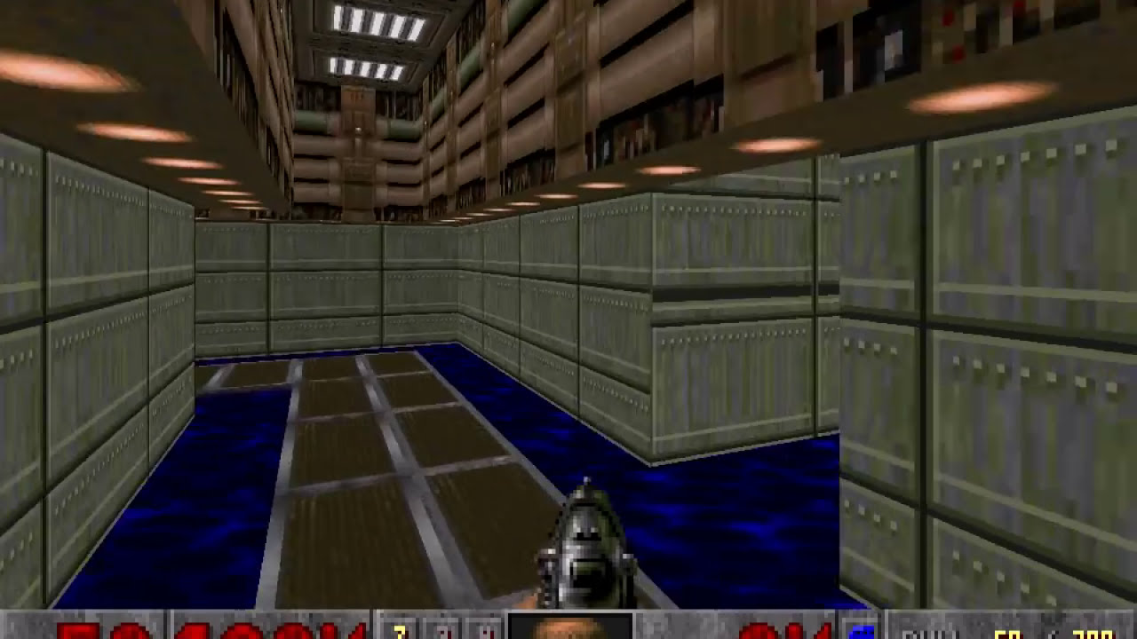 Final Doom TNT level 22, Habitat: Keys, Secrets, exit - YouTube