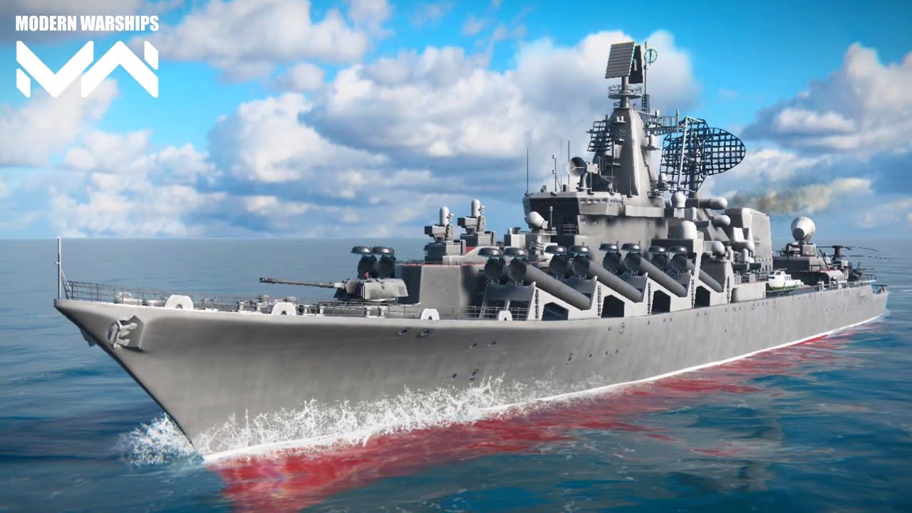 RF VARYAG one of the best ship to use in online match : Modern Warships - YouTube