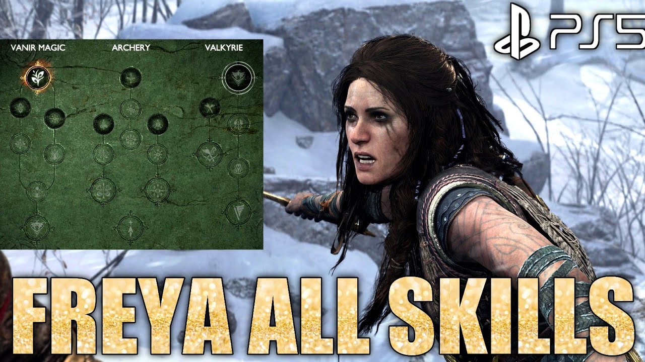 All Skills Freya GOD OF WAR RAGNAROK Freya Skills | GOW Ragnarok Freya ...