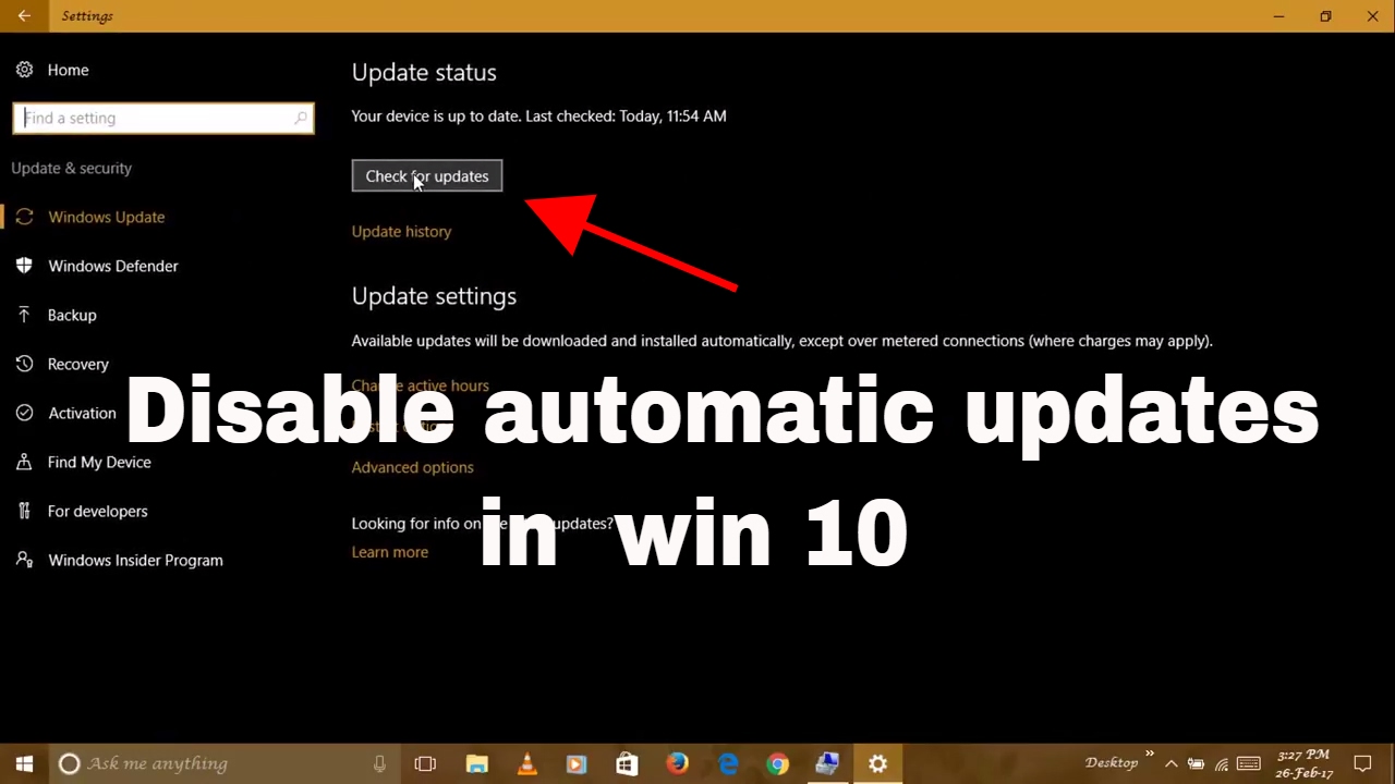 How To Disable Automatic Update In Win 10 for Win Professional N Home how-to-disable-automatic-update-in-win-10-for-win-professional-n-home
