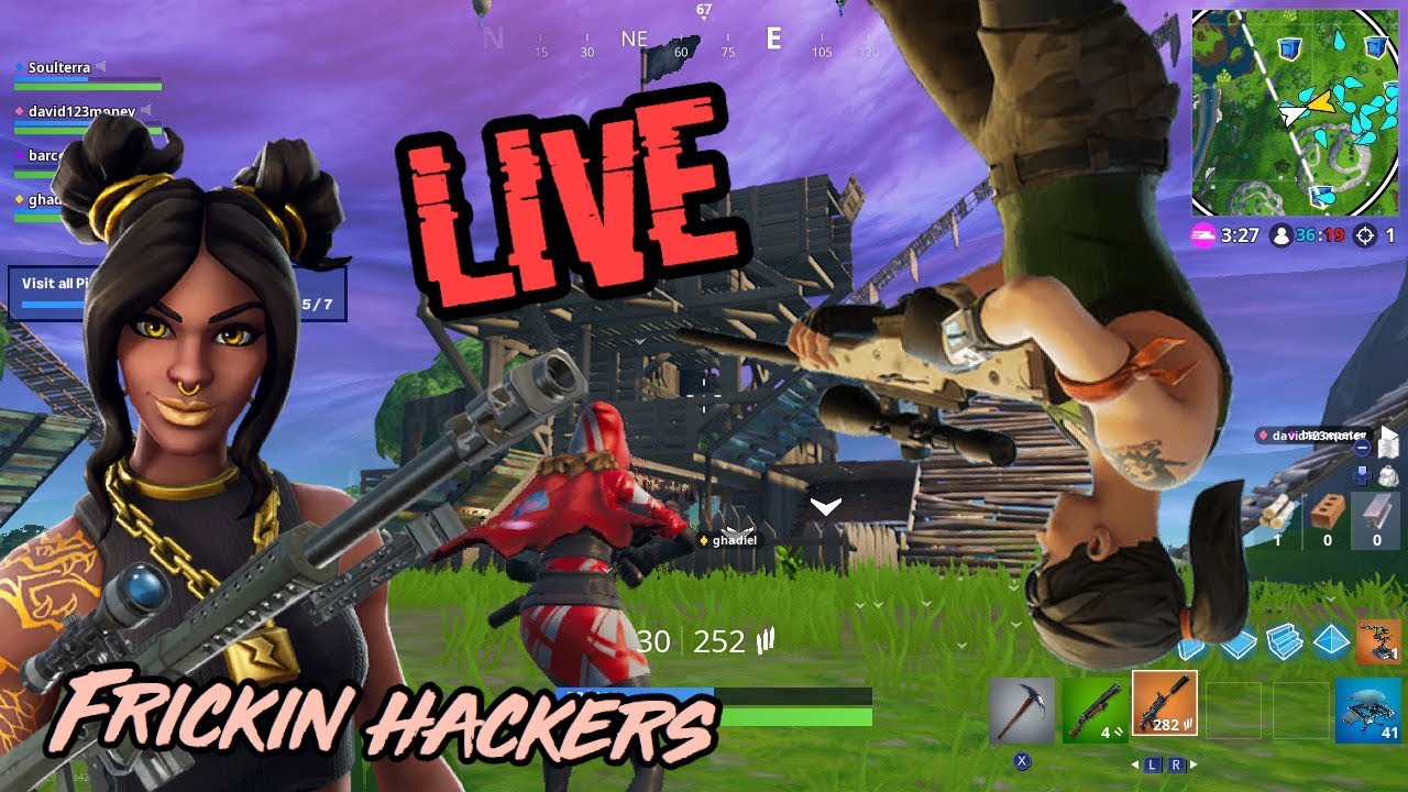 Frickin hackers! | lachy | Fortnite gaming - YouTube
