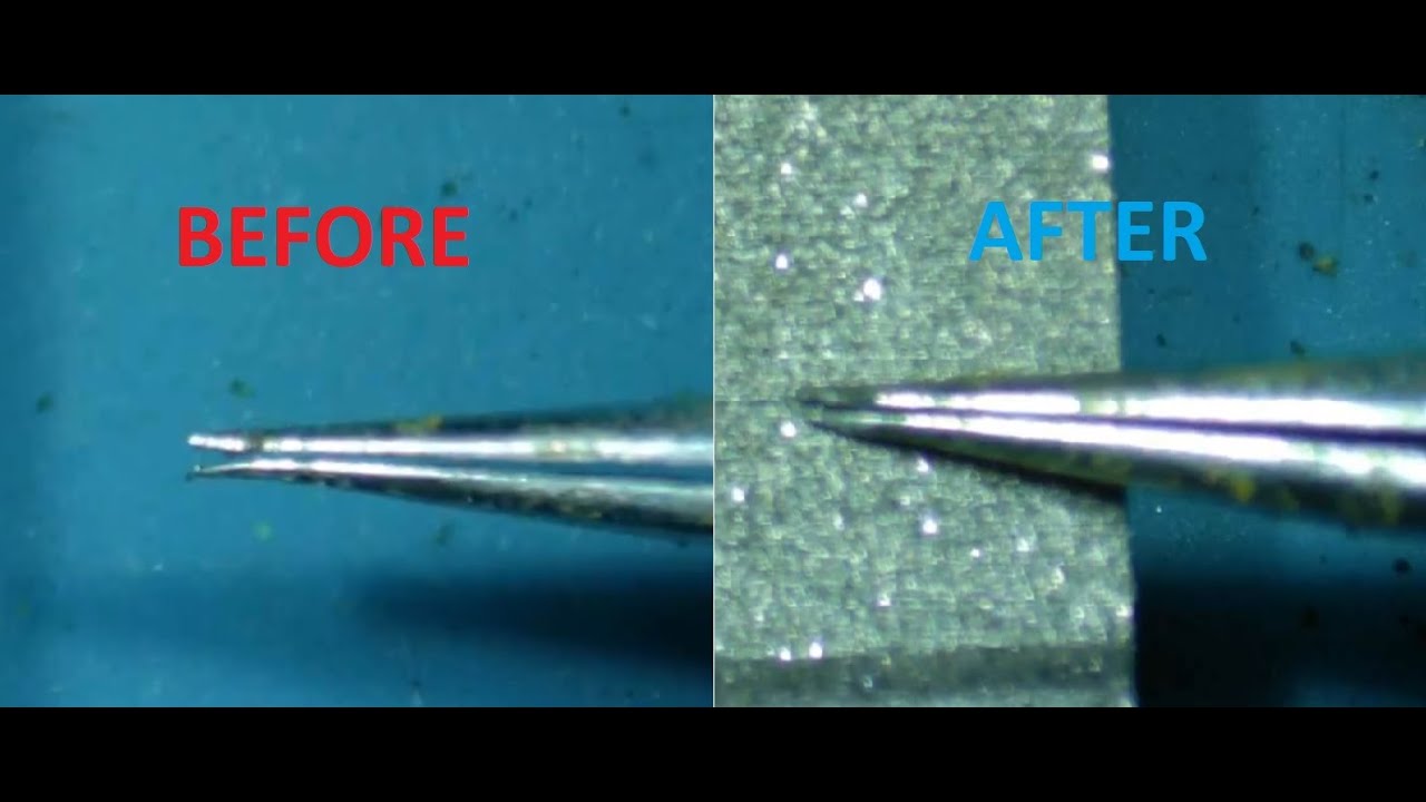 How To Repair/Restore Precision Tweezers Tip - YouTube