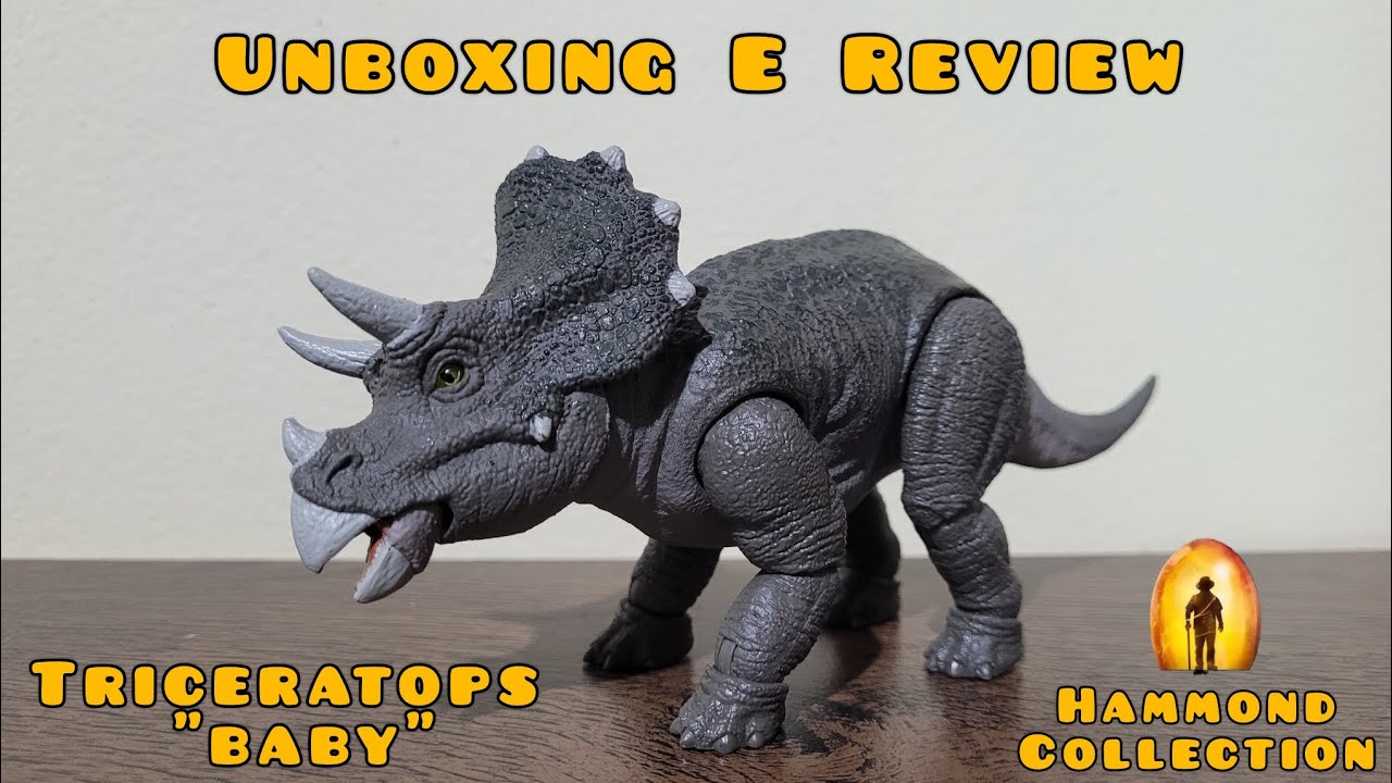 Triceratops "baby" - Hammond Collection (Mattel) - Unboxing e Review-PT ...