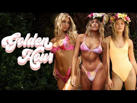 Kulani Kinis x Hannah Meloche Summer 2021 'Golden Hour' Bikini Swimwear Collection