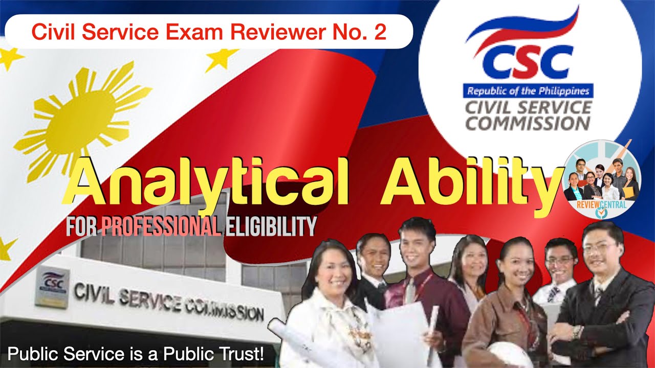 Civil Service Exam Reviewer No. 2: Analytical Ability | #reviewcentral ...
