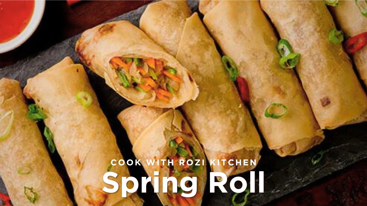 Vegetable Spring Roll | How to cook spring roll | roll recipe ...
