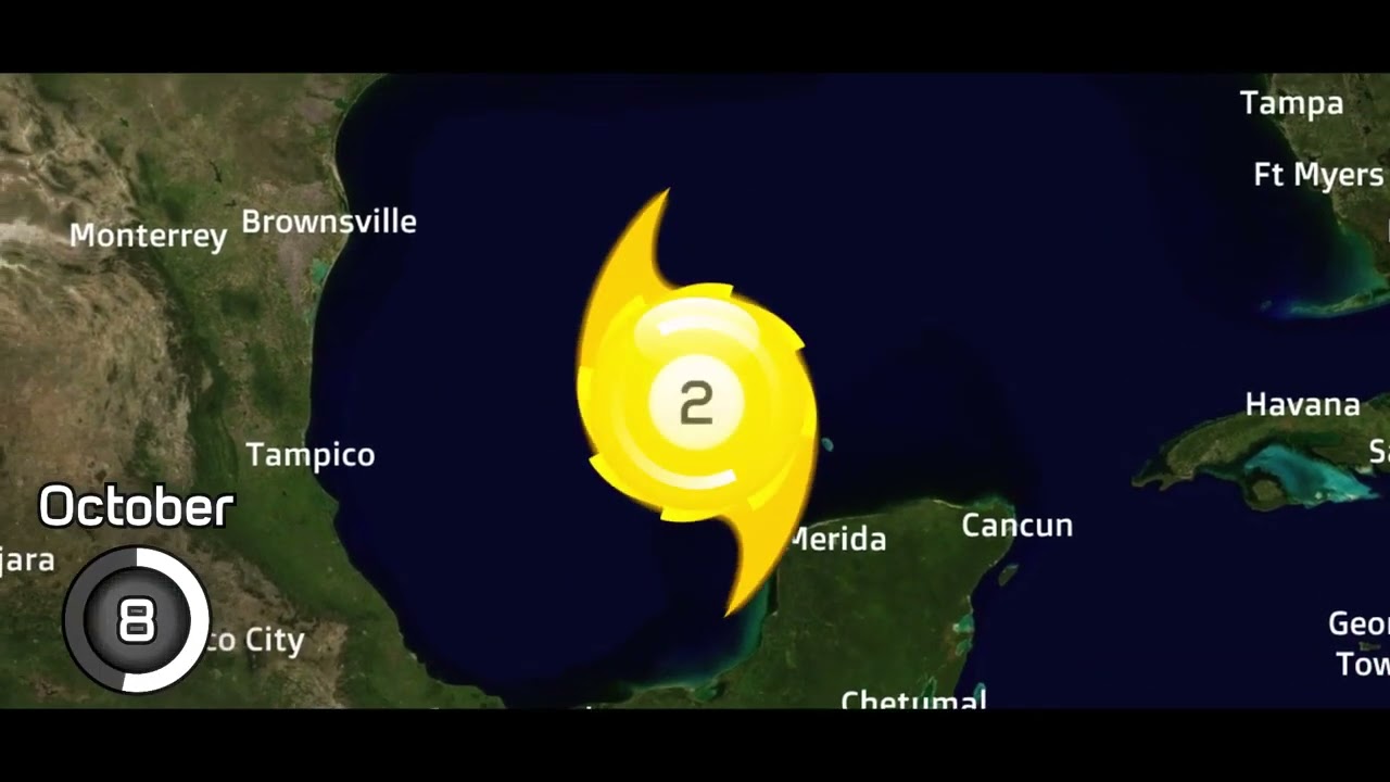 Track Of Hurricane Delta (2020) - YouTube