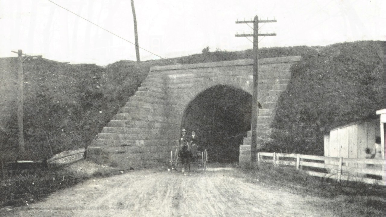 Downingtown Then & Now #22 - Viaduct Avenue Tunnel - YouTube