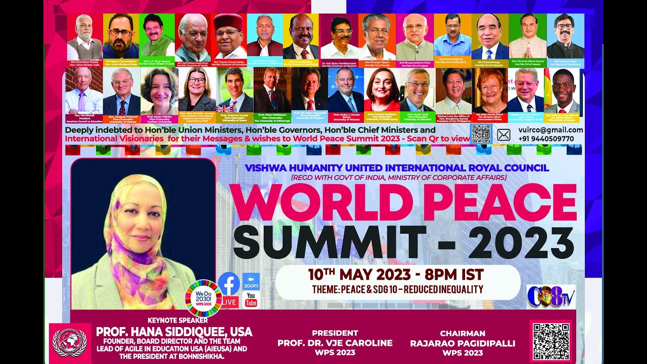 Prof. Hana Siddiquee's Keynote Speech at World Pace Summit 2023 at ...