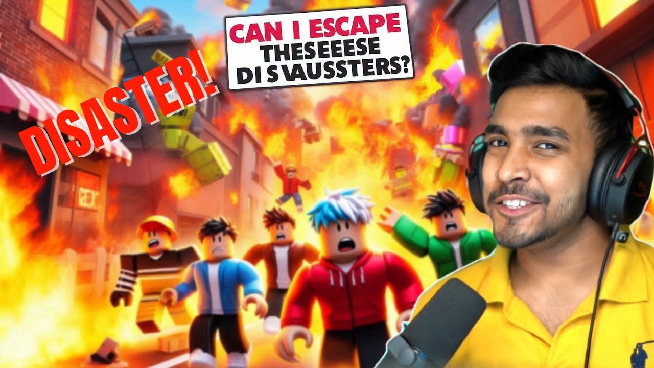 Can I Survive These Disasters In Roblox !? | Roblox Gameplay - YouTube