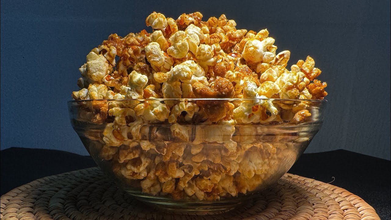 HOW TO MAKE CARAMEL POPCORN WITH A PAN | HOMEMADE RECIPE - YouTube