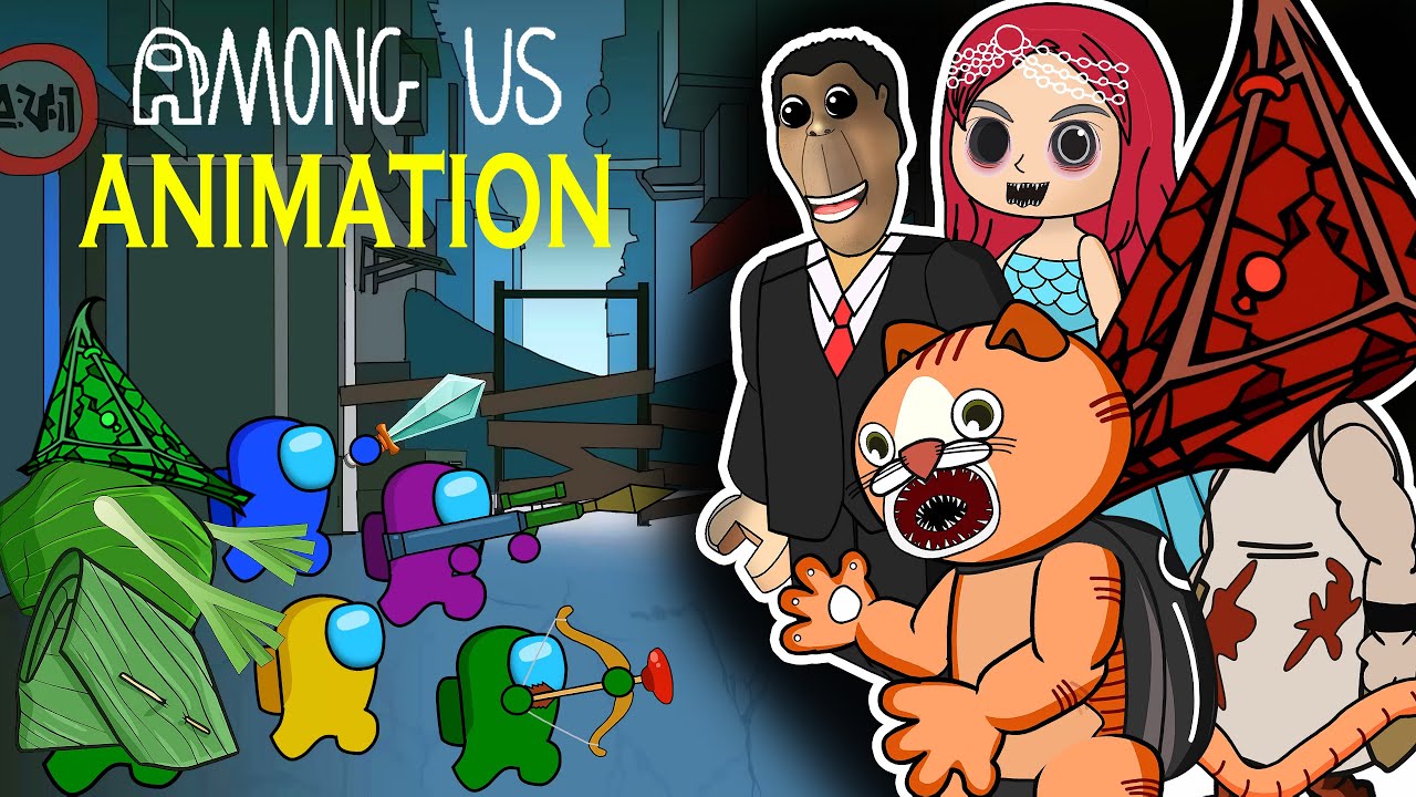 Among Us Animation vs. Slay The Princess, Stray, OBUNGA & CURSE FACE ...