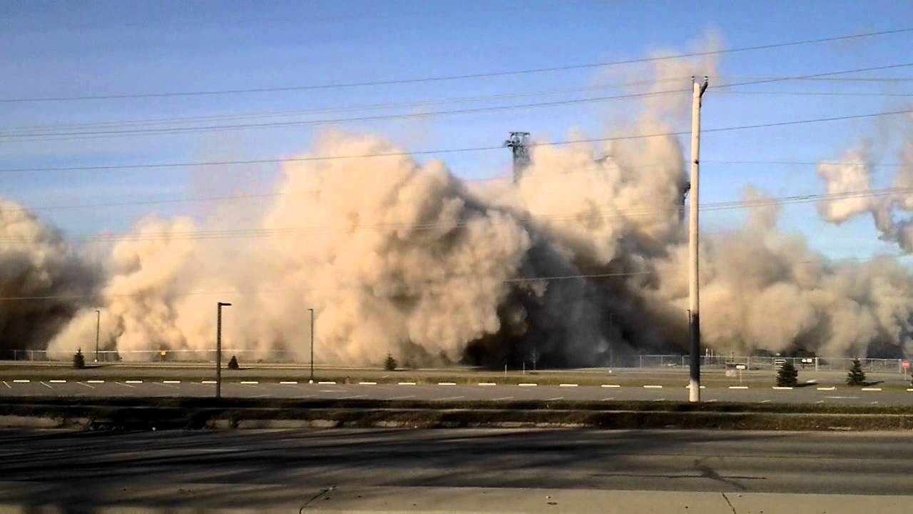 ConAgra Implosion - Huron Ohio, January 8th 2012 - YouTube