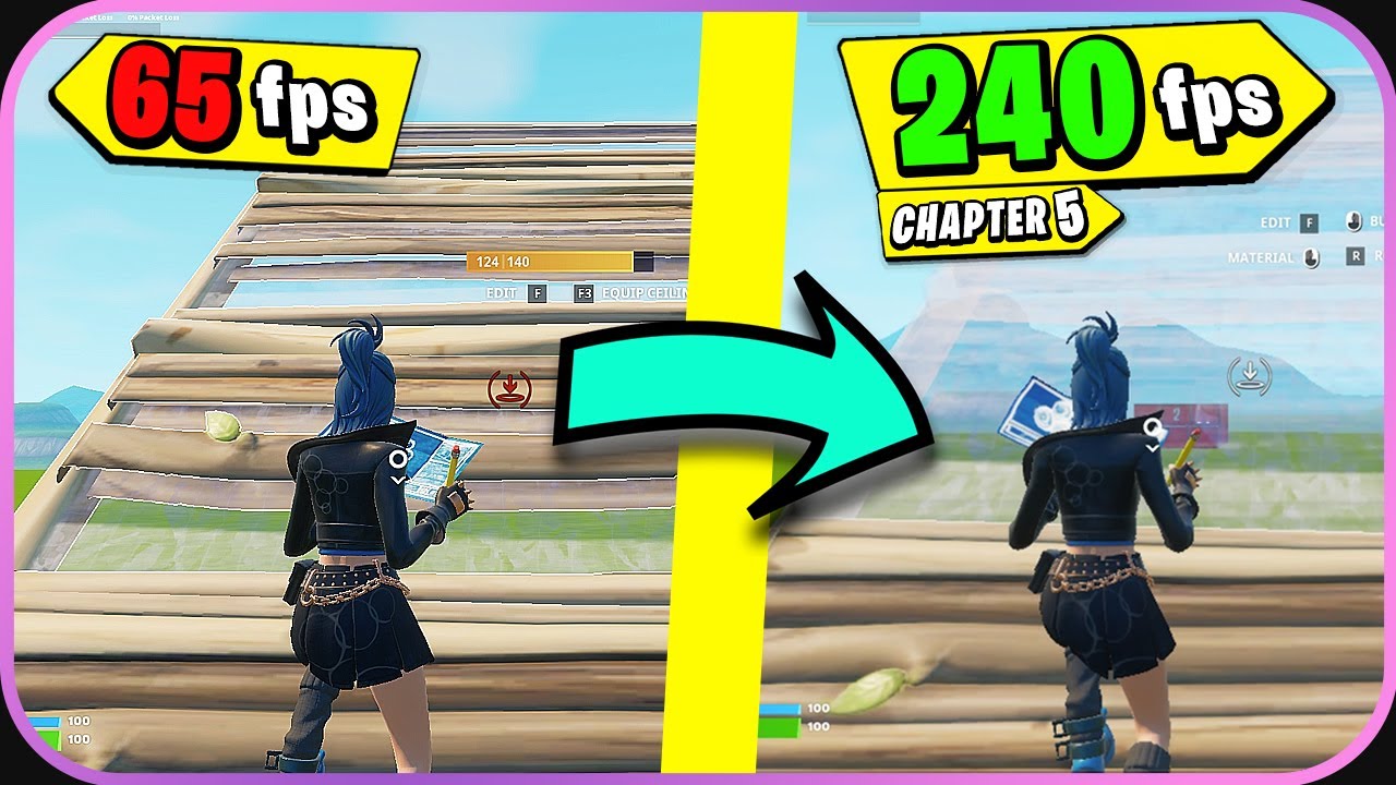 How To Boost FPS In Fortnite Chapter 5! (FORTNITE FPS Tweaks & 0 Delay ...
