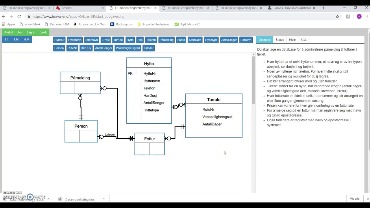 Modellering i Learn ER - YouTube