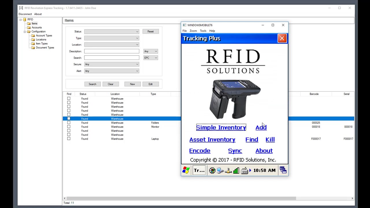 Tracking Plus with Handheld (RFID Asset Tracking) - YouTube