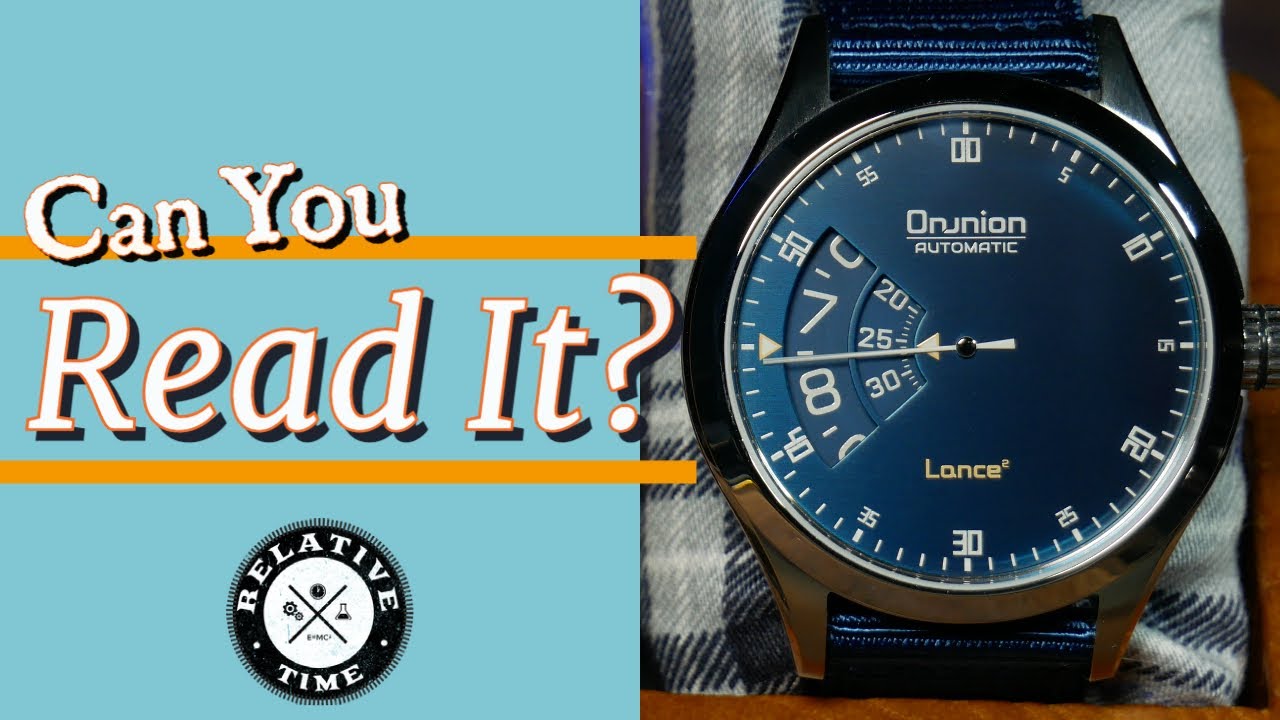 The Most Unusual Omnion Lance Review! OM01 Direct Read Watch - YouTube