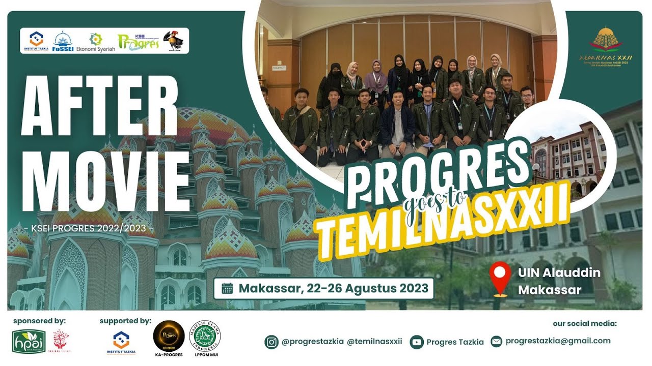 AFTER MOVIE - TEMU ILMIAH NASIONAL XXII 2023 KSEI PROGRES - YouTube