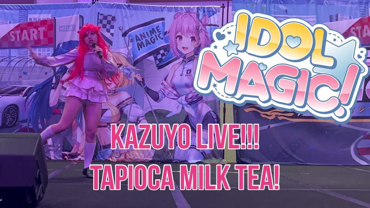 Kazuyo at Idol Magic! Tapioca Milk tea! - YouTube