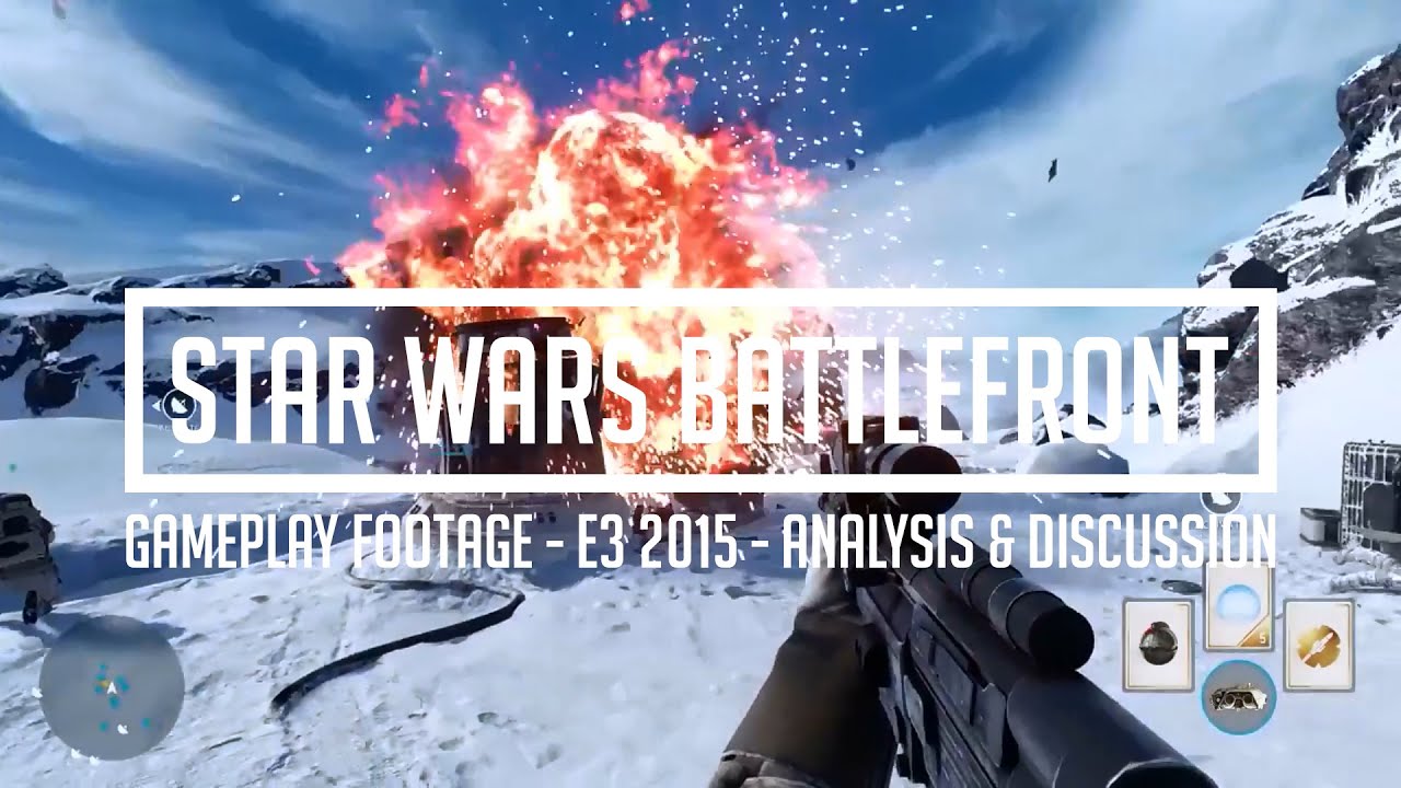 Star Wars Battlefront Gameplay - E3 2015 - YouTube