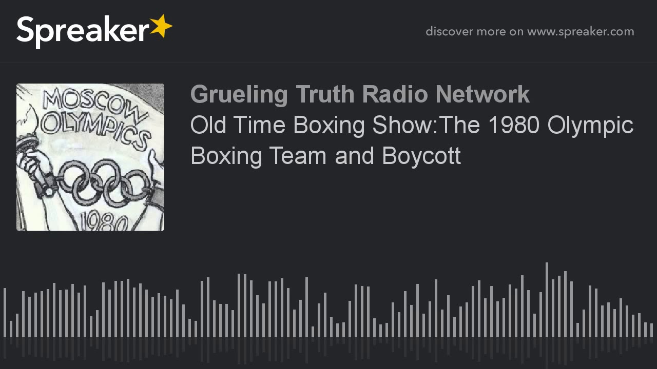 Old Time Boxing Show:The 1980 Olympic Boxing Team and Boycott - YouTube
