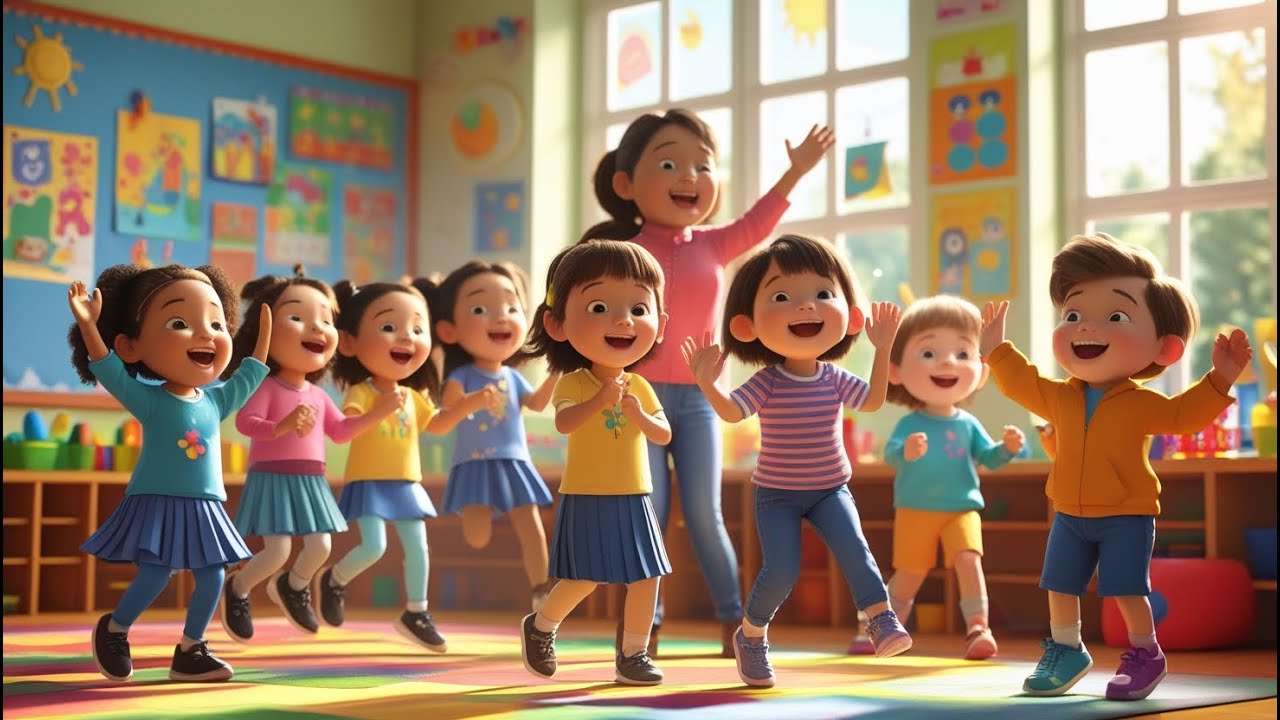 The Happy Kindergarten Song!💕 🎶 Fun for Kids!🌞 - YouTube