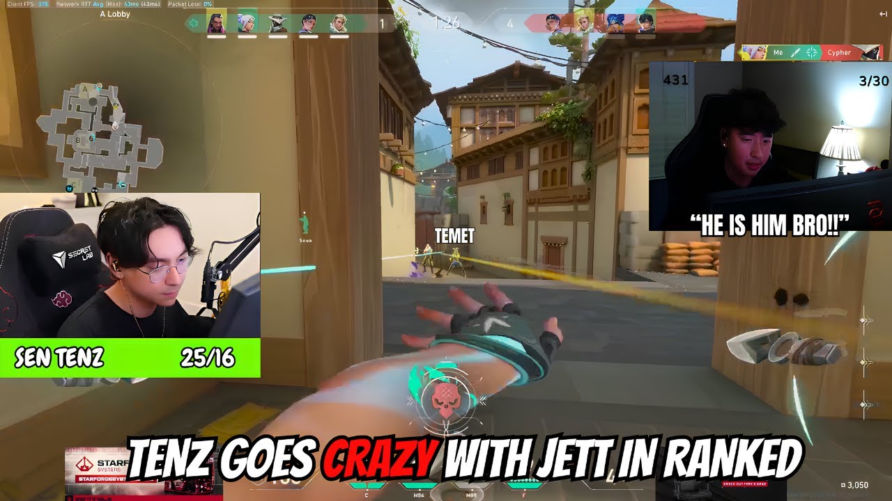 Sen Tenz vs Marved and Temet in Ranked!! - YouTube