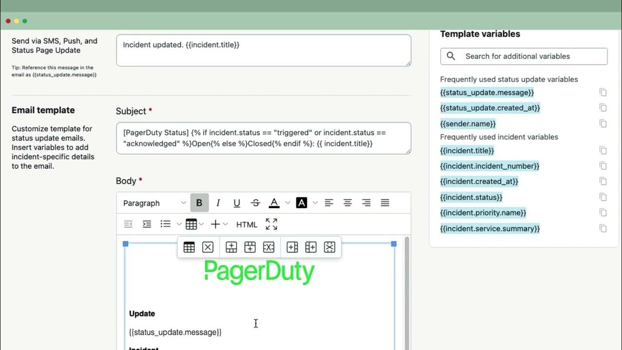 Create a Status Update Notification Template in less than 2 minutes ...