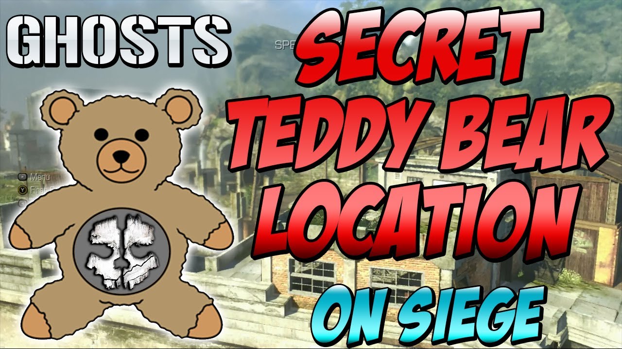 Cod Ghosts - "SECRET TEDDY BEAR LOCATION" on SIEGE (Call of Duty Easter ...