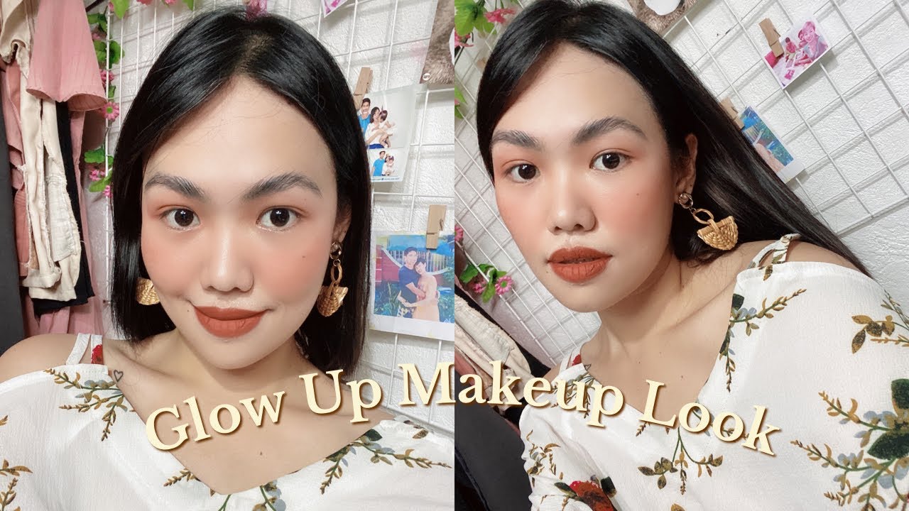 GLOW UP MAKE UP LOOK USING ONLY 4 PRODUCTS!!! 🤎 - YouTube
