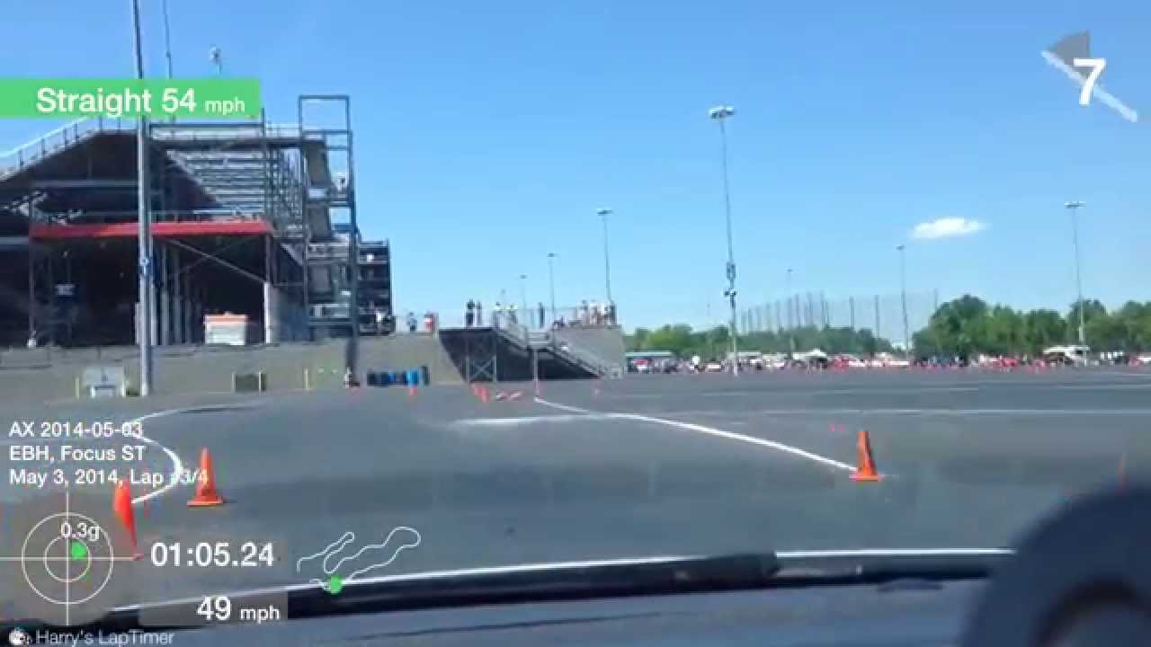 2013 Ford Focus ST Autocross - YouTube