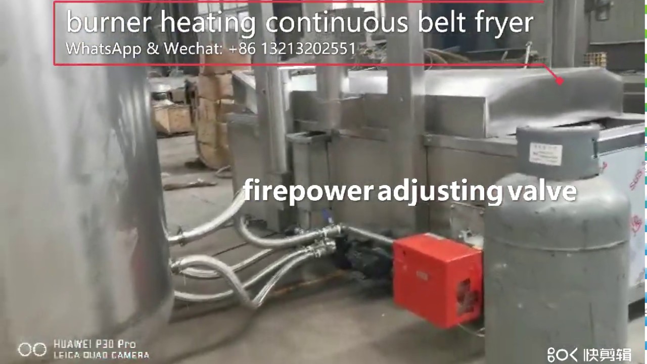 installation guidance of gas and diesel burner continuous type belt ...