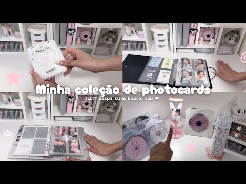 💗 Binder tour - Mostrando toda a minha coleção de photocards (aespa, skz, ILLIT, etc) | kayara