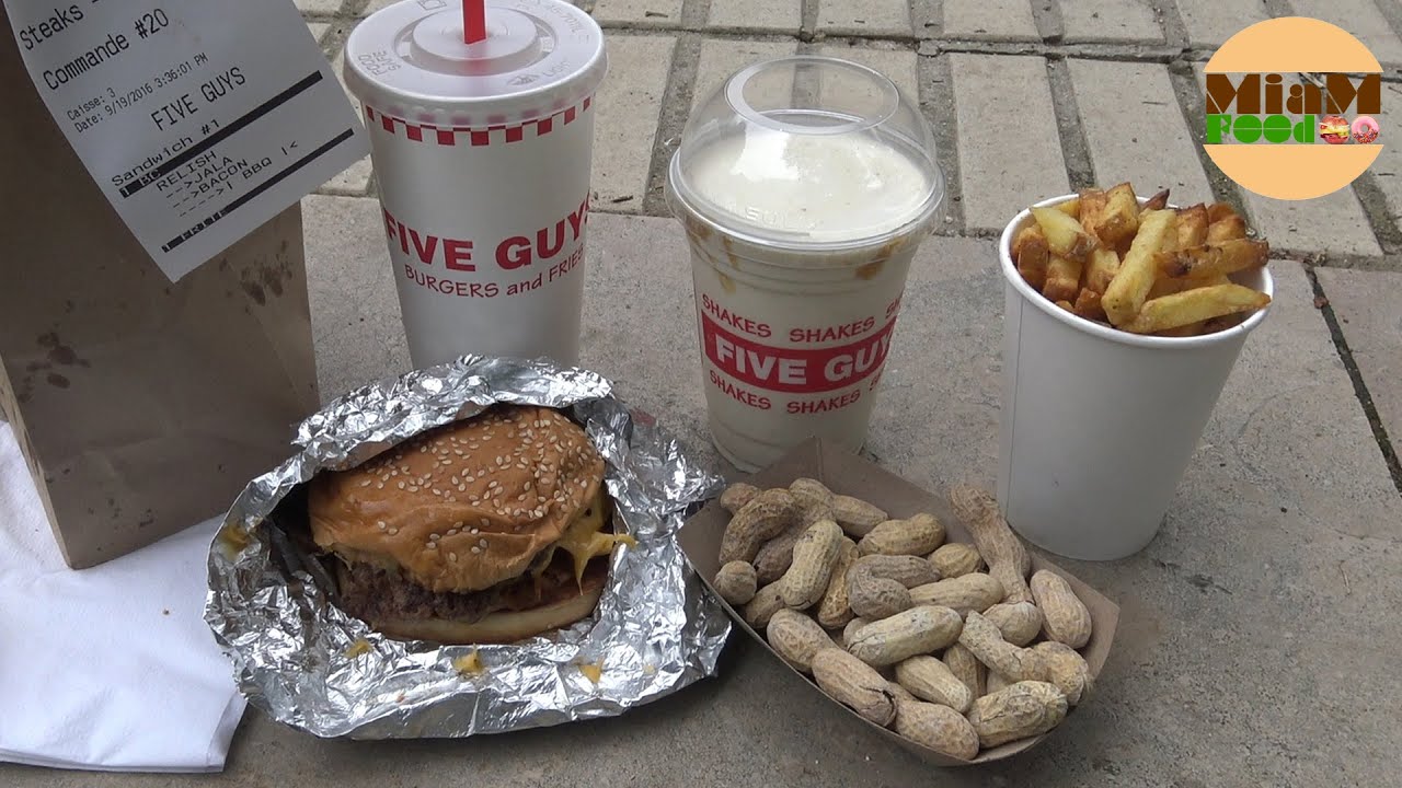 [FAST FOOD] Test du 1er FIVE GUYS de France à Paris - Studio Bubble Tea ...
