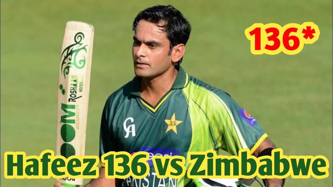 Mohammad Hafeez 136* Vs Zimbabwe 2012 Batting Highlights. Pakistan vs ...