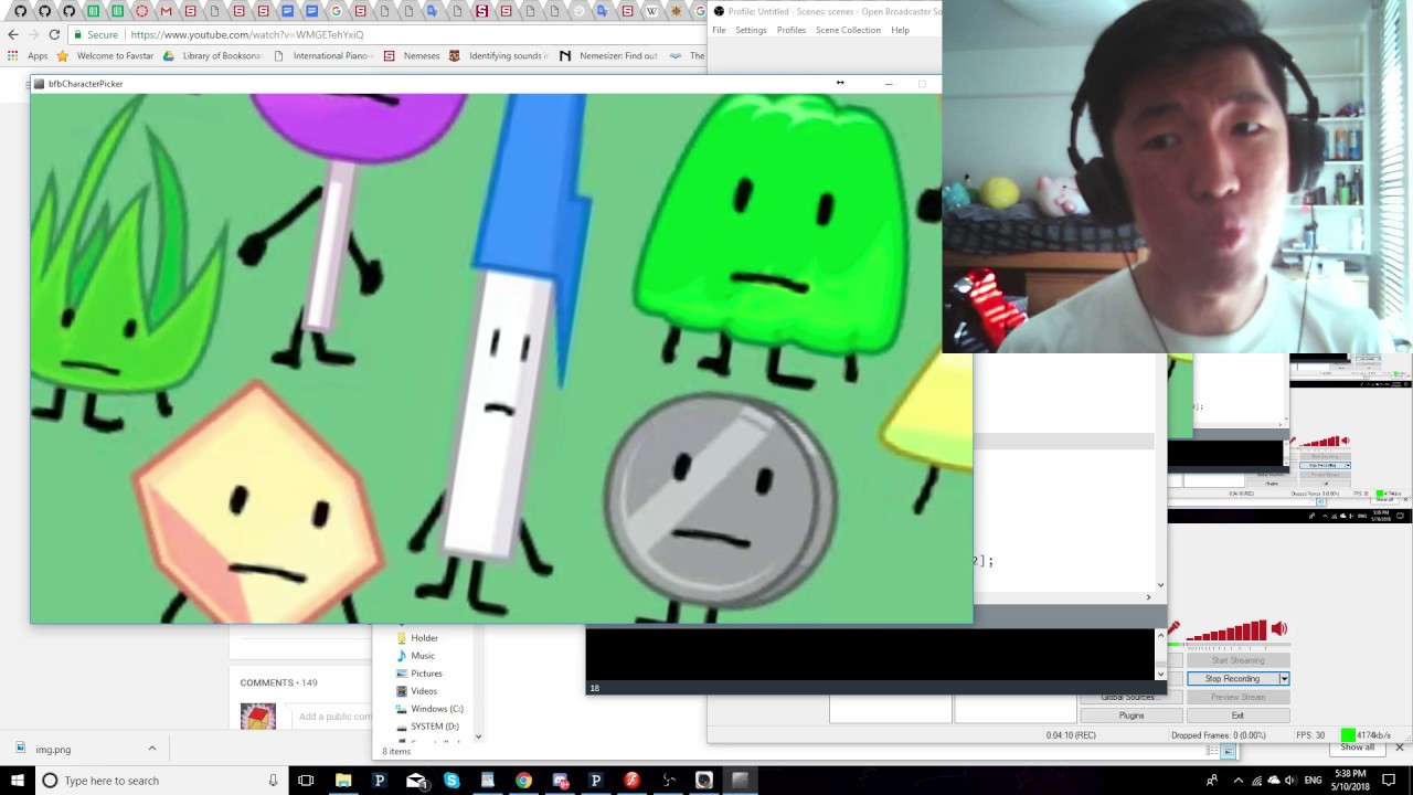 cary does bfb impressions WITH MOUTH CLOSED???? - YouTube